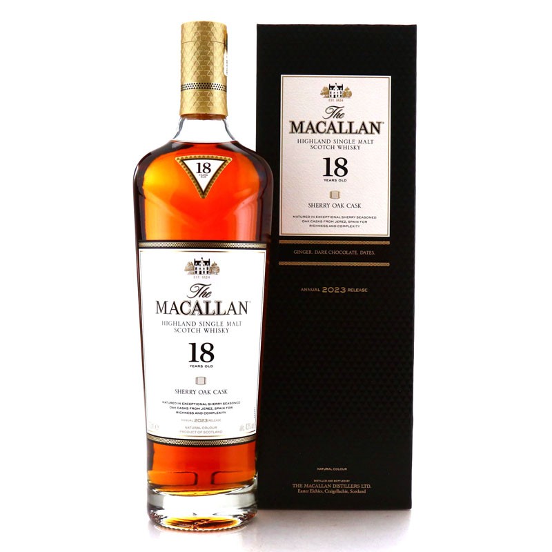 Macallan 18 Year Old Sherry Oak 2023 Release – SELECTIO